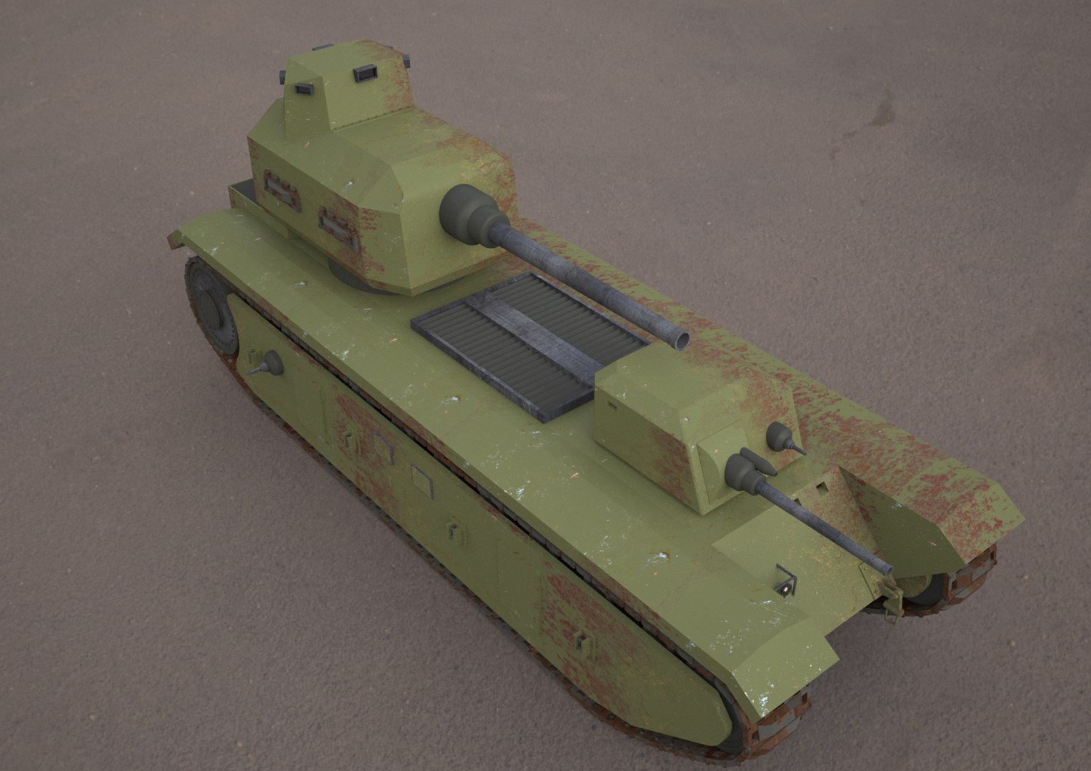 3D FCM F1 TANK 3d Model - TurboSquid 2061923