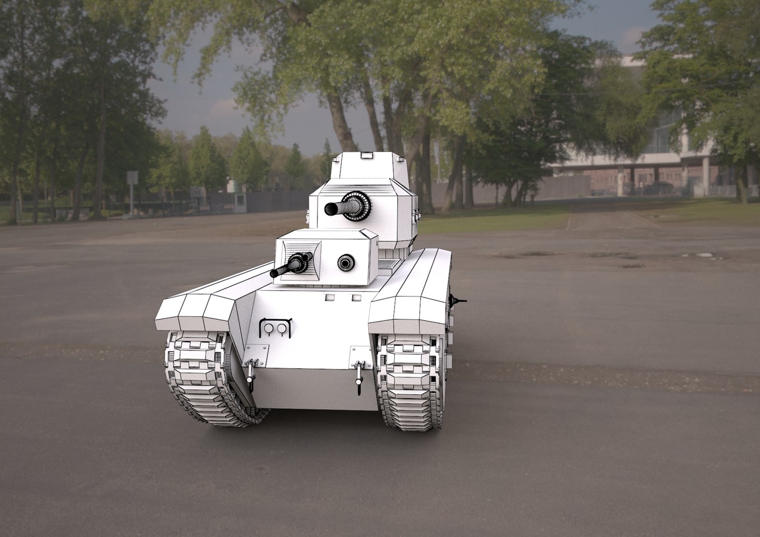 3D FCM F1 TANK 3d Model - TurboSquid 2061923