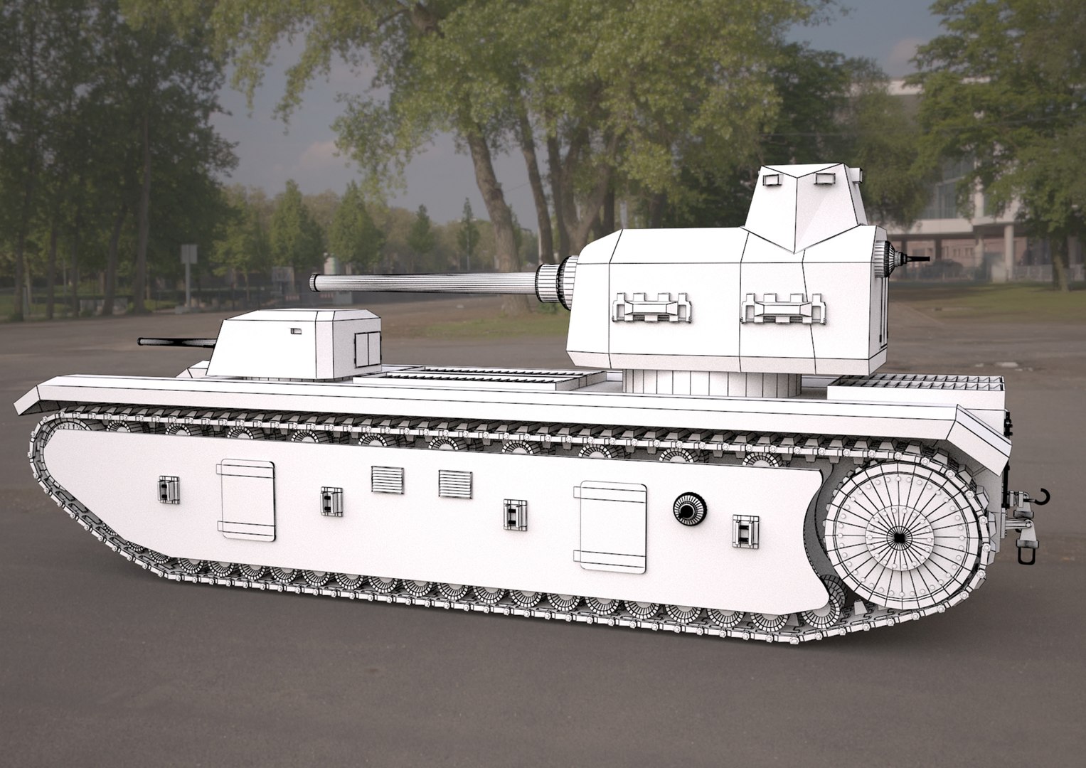 3D FCM F1 TANK 3d Model - TurboSquid 2061923