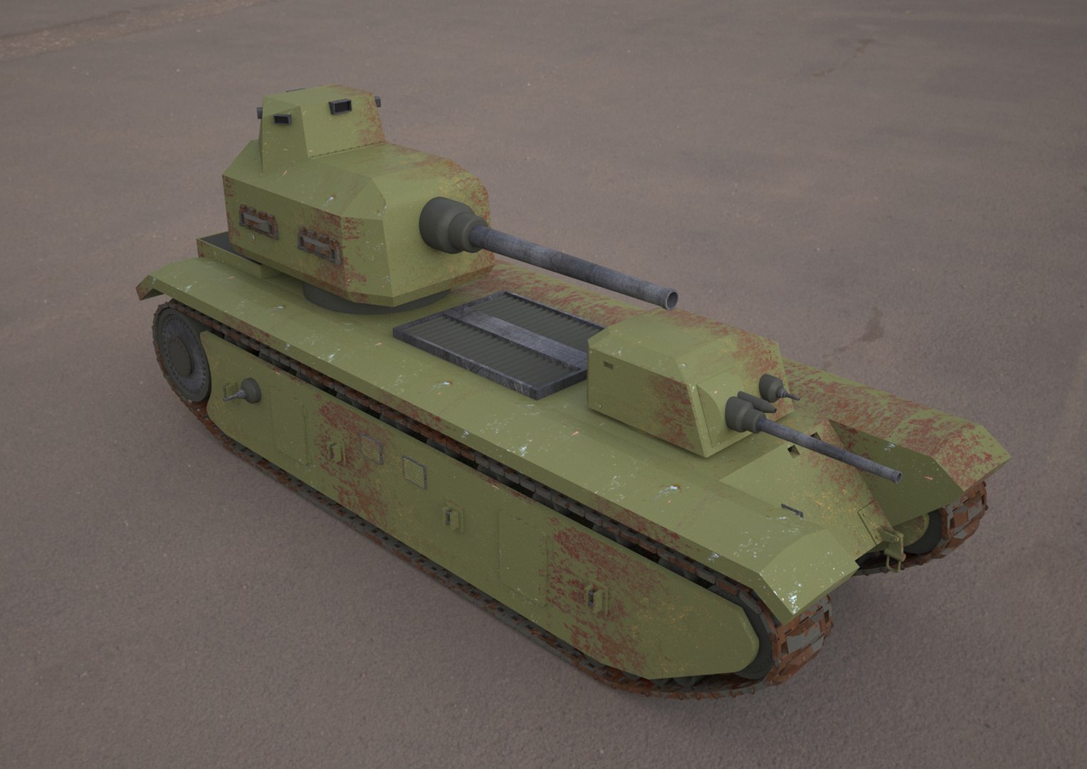 3D FCM F1 TANK 3d Model - TurboSquid 2061923