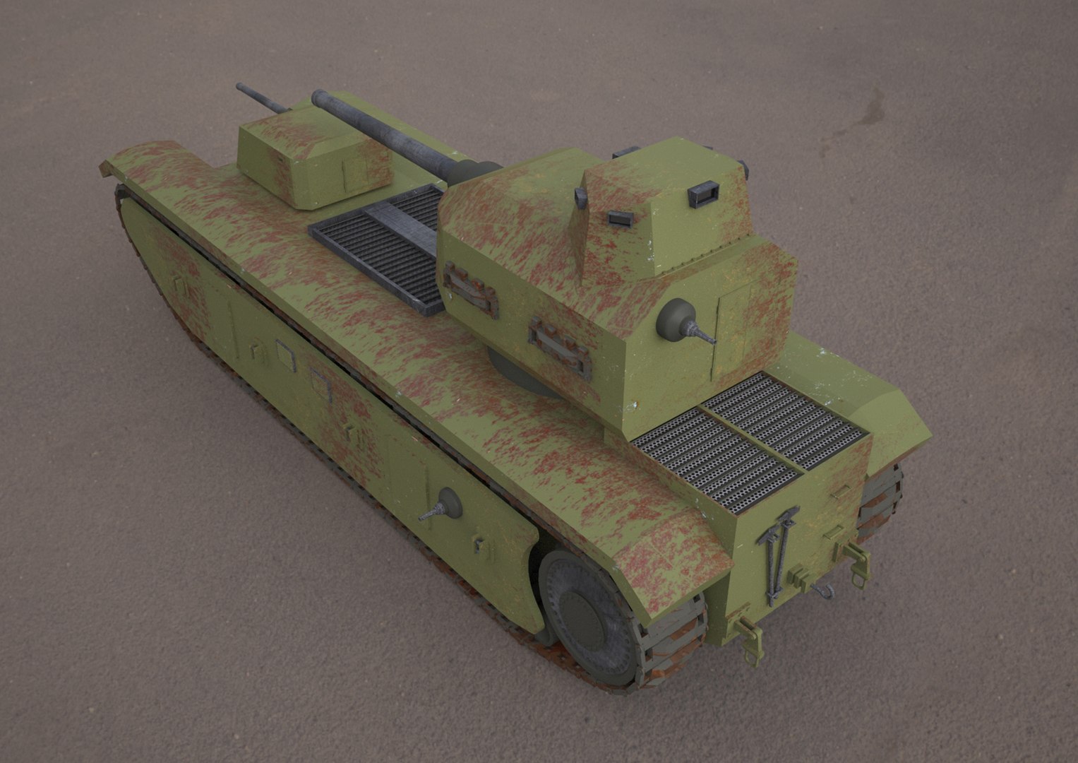 3D FCM F1 TANK 3d Model - TurboSquid 2061923
