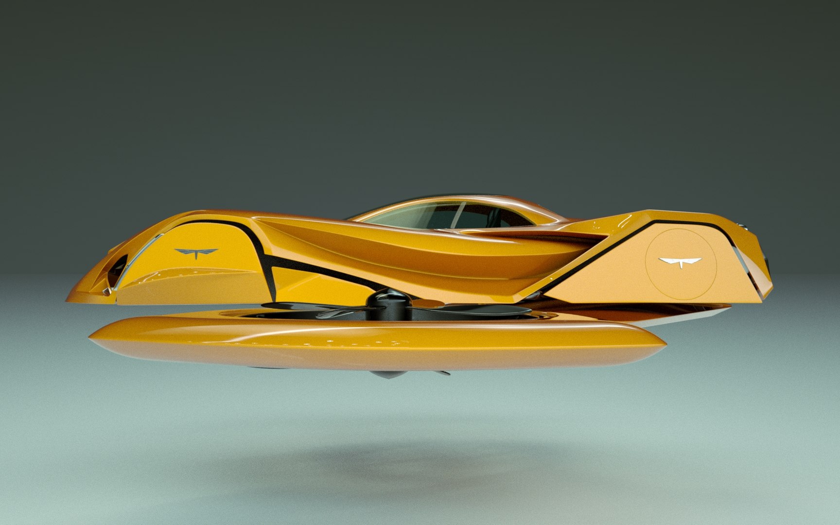 Car Copter 3D Model - TurboSquid 1211686