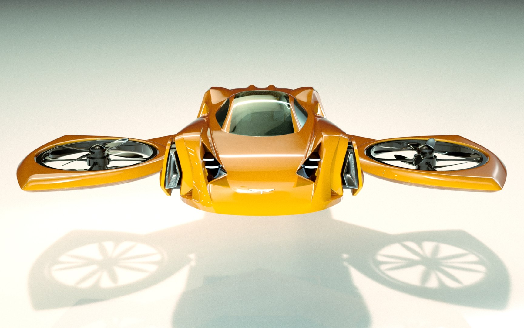 Car Copter 3D Model - TurboSquid 1211686