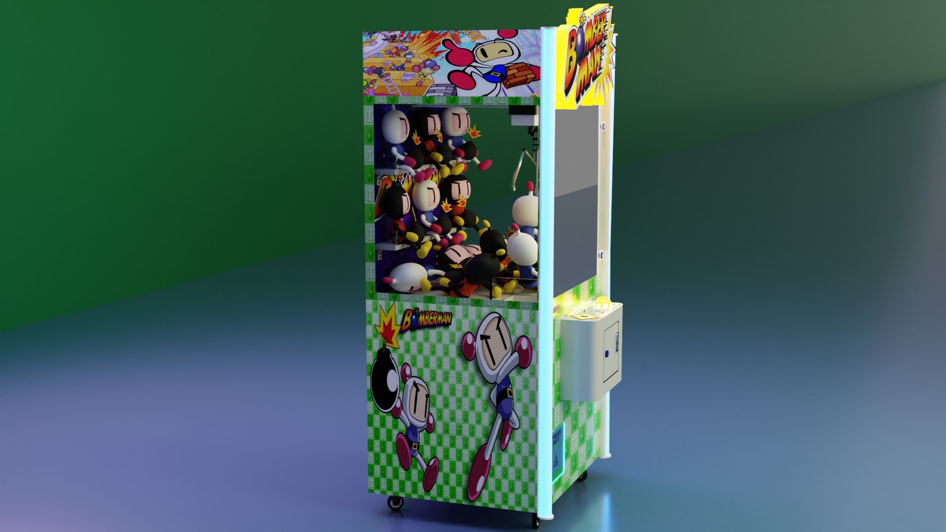 Bomberman Claw Machine 3D Model - TurboSquid 2118510