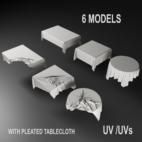Tablecloth 3D Models for Download | TurboSquid