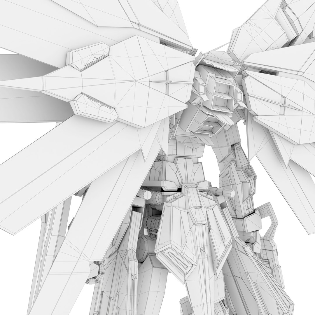 3D Model Mecha Seed Destiny Strike Freedom Model Kit - TurboSquid 2271896