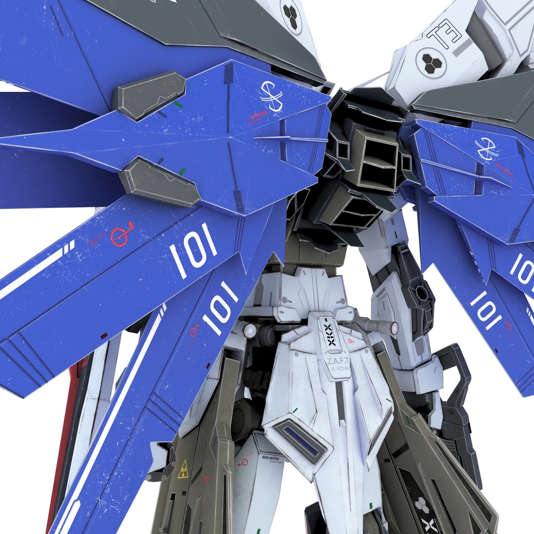 3D Model Mecha Seed Destiny Strike Freedom Model Kit - TurboSquid 2271896