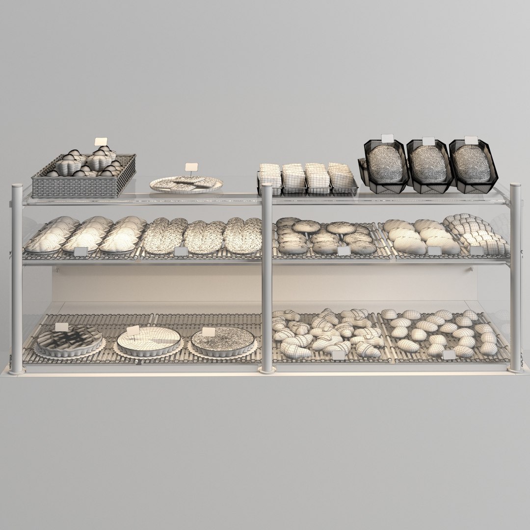 Viennoiseries Showcase 3D - TurboSquid 1549383
