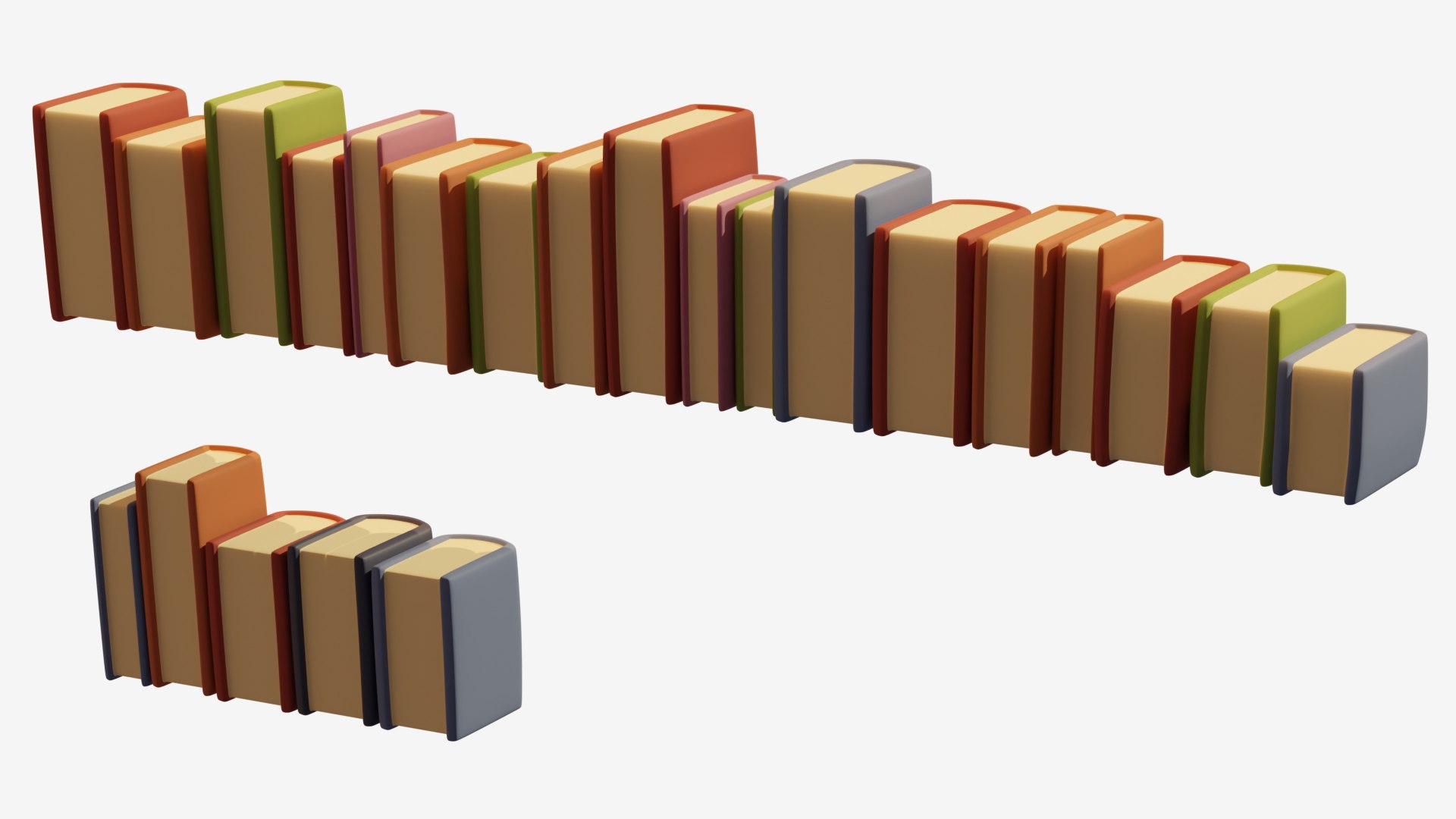 3D Low Poly Books - TurboSquid 1886657