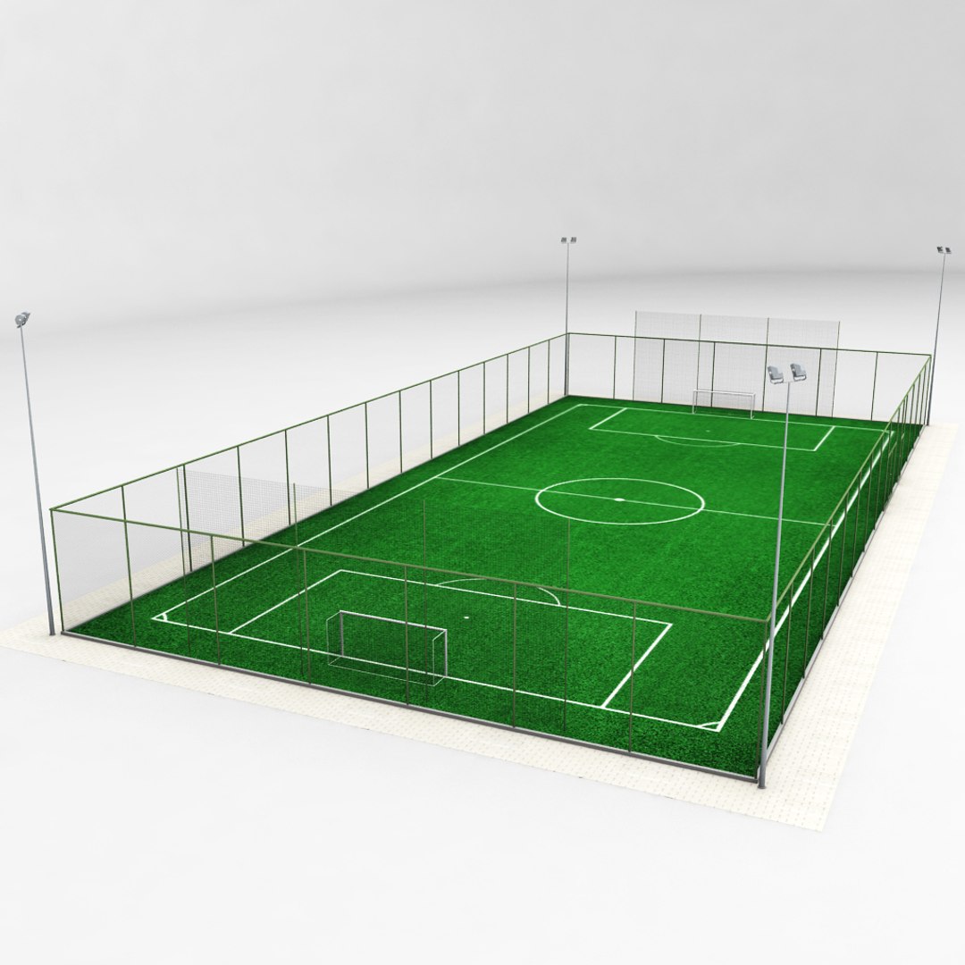 3d Football Soccer Stadium Field
