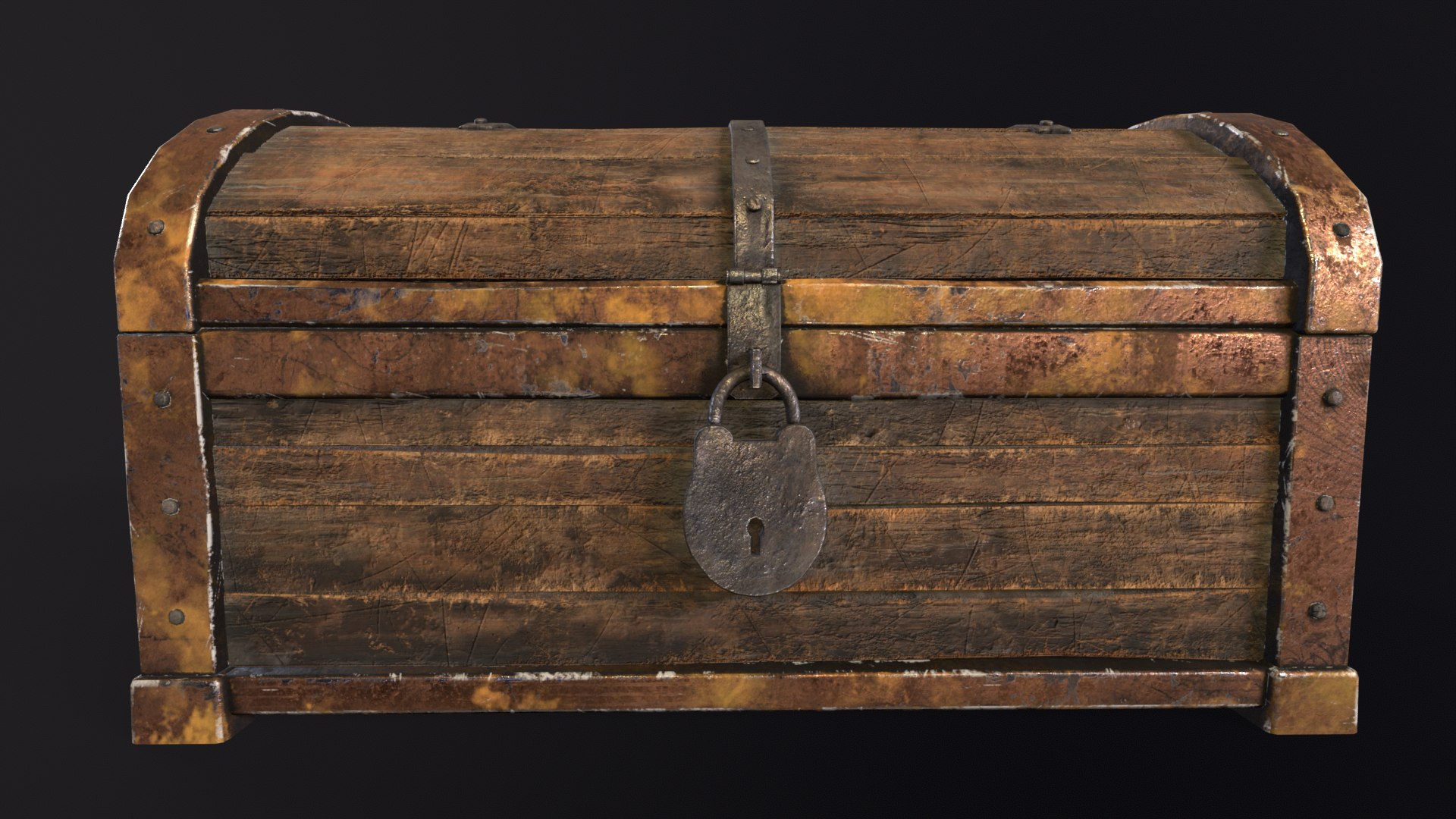 3D Medieval Treasure Chest - TurboSquid 2175718