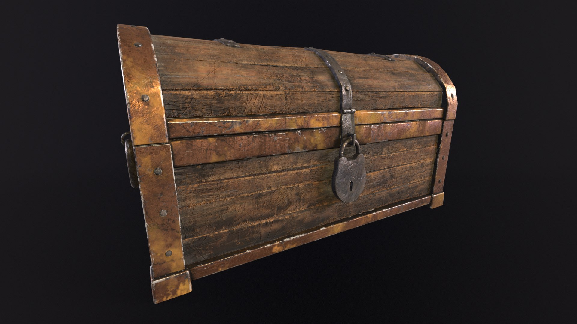 3D Medieval Treasure Chest - TurboSquid 2175718