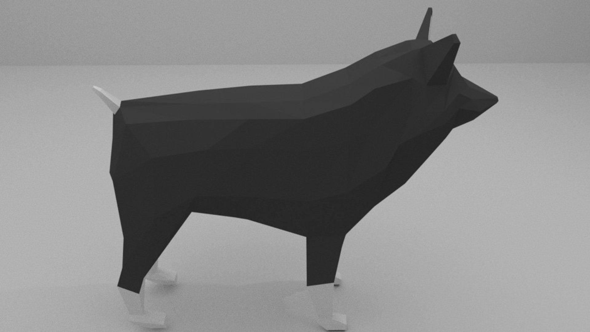 Blender Dog 3d Model
