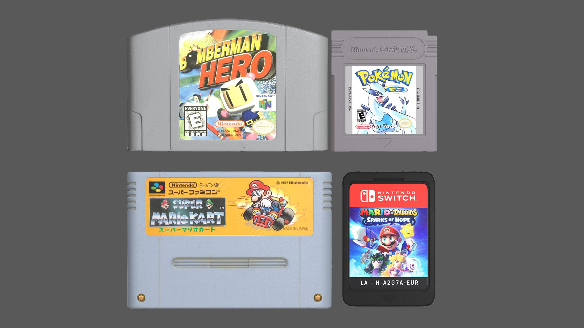 Nintendo Game Cartridge Collection 3D model - TurboSquid 2075511