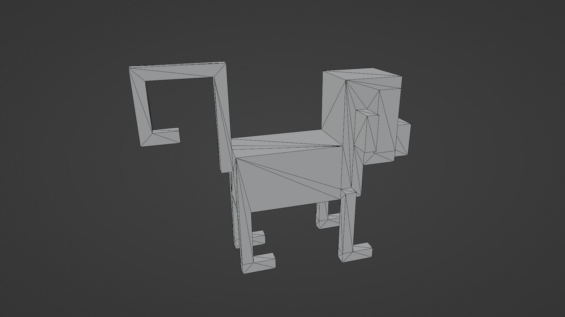 3D Voxel Monkey - TurboSquid 1904355