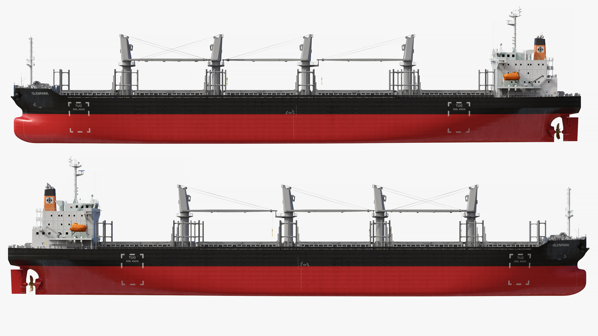 Glenpark General Cargo Ship Modelo 3D - TurboSquid 1695170