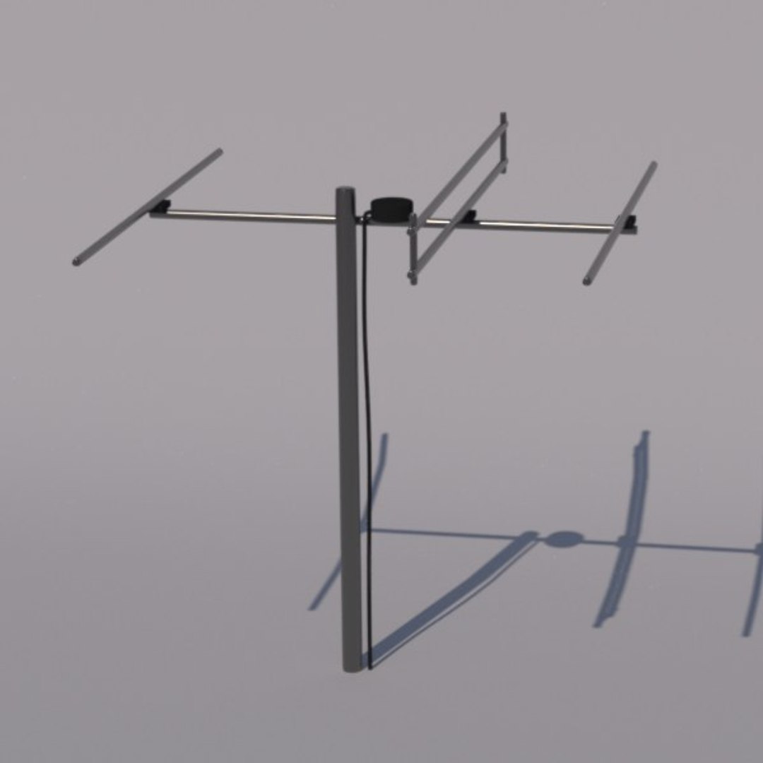 3d tv antenna model