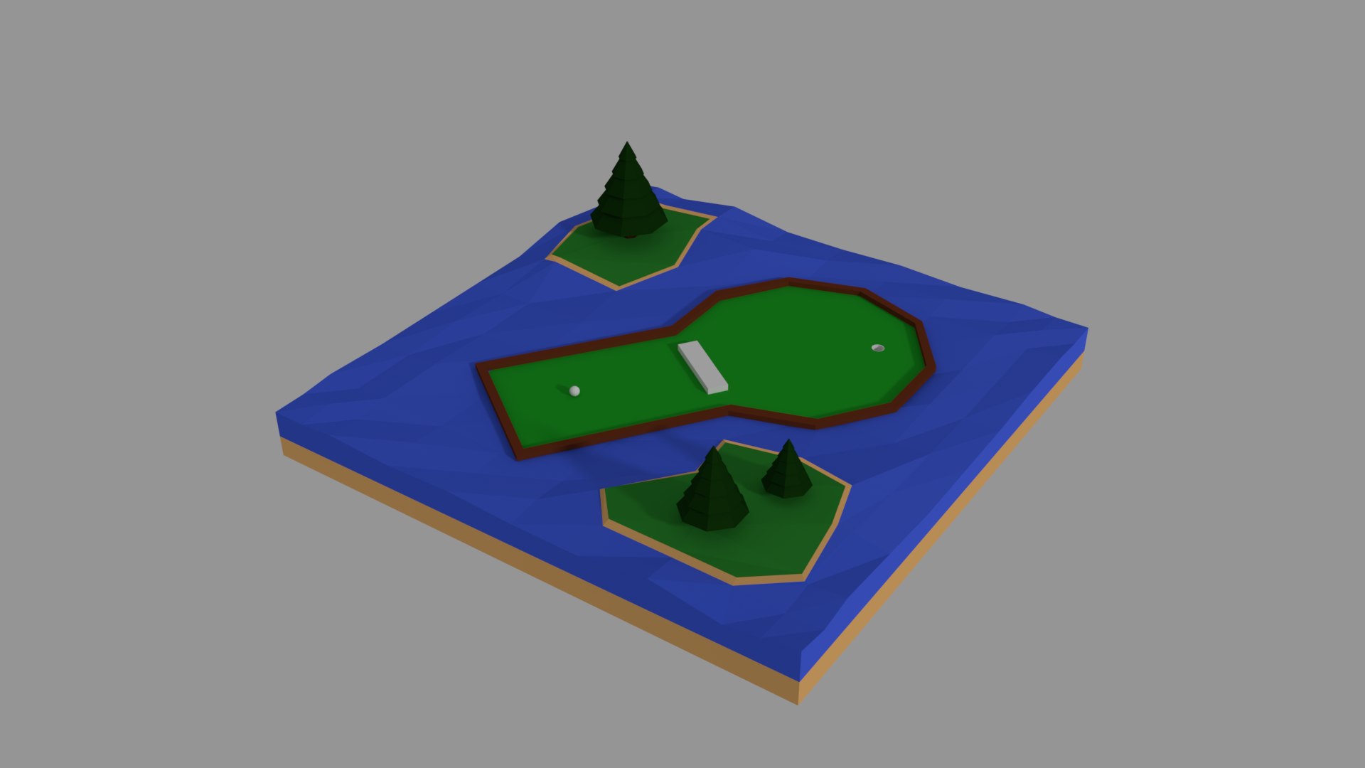 Mini Golf 3D Model - TurboSquid 1247473