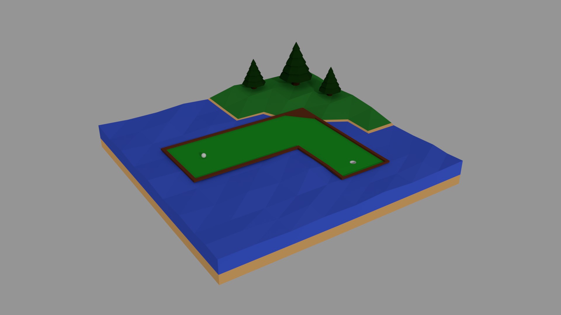 Mini Golf 3D Model - TurboSquid 1247473