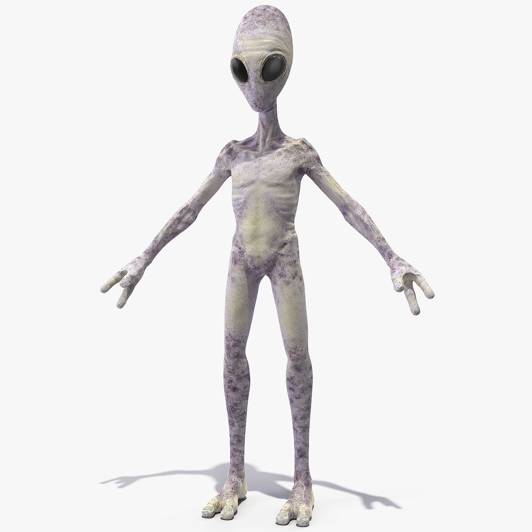 Humanoid alien rigged modo model - TurboSquid 1640280