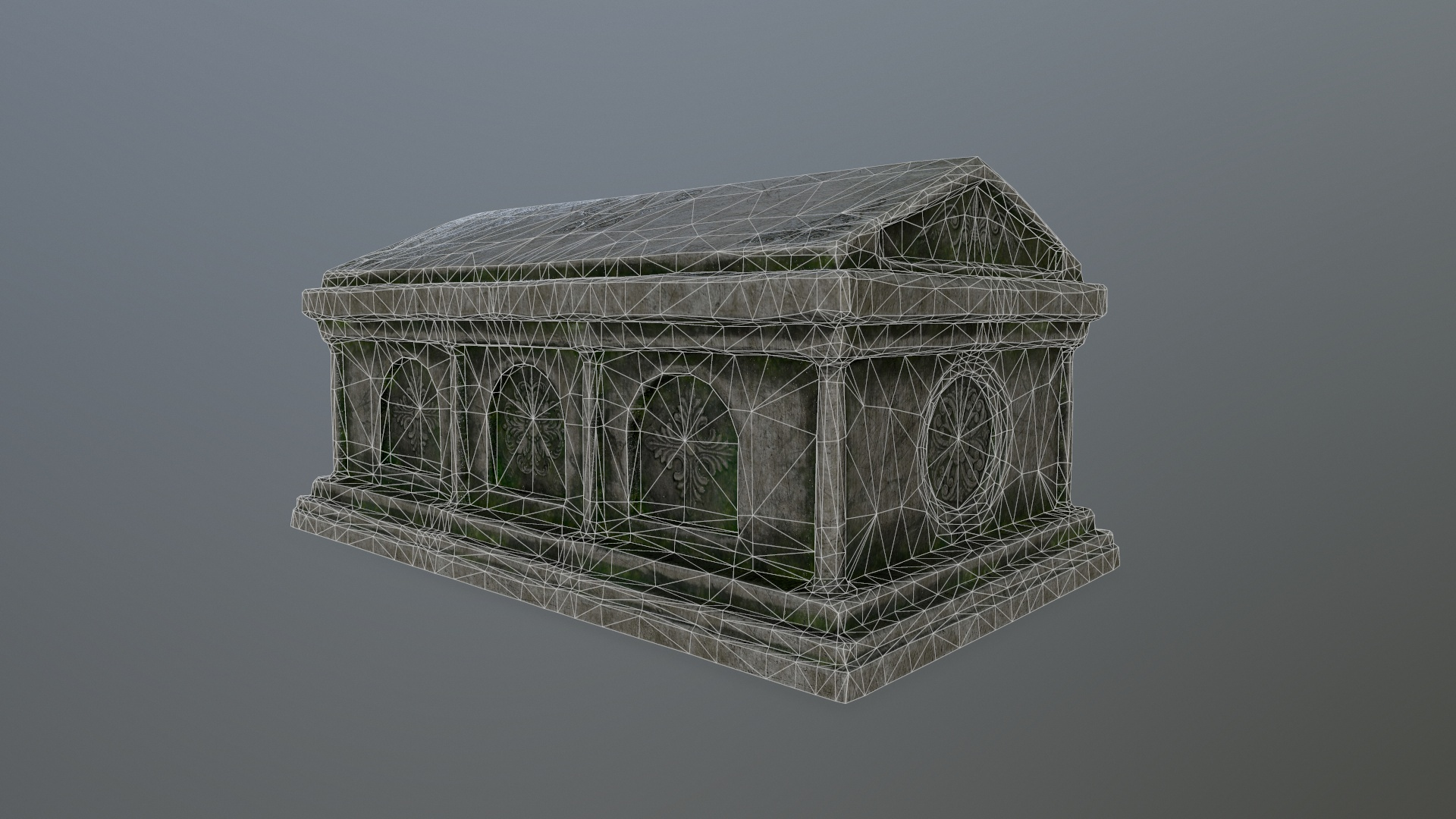 3D tomb model - TurboSquid 1689461