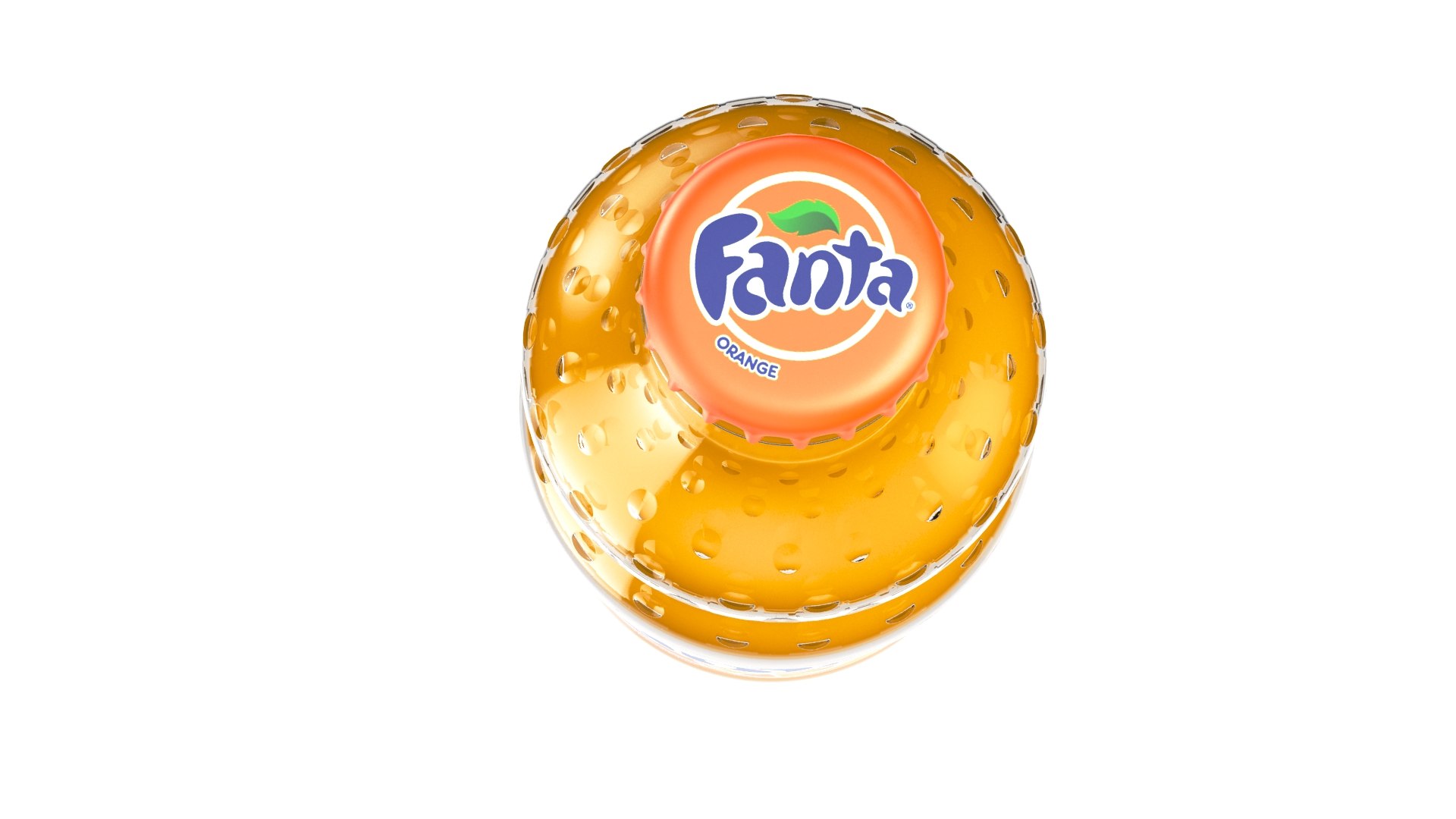 Fanta Bottles Tray Holder 3D - TurboSquid 1997077