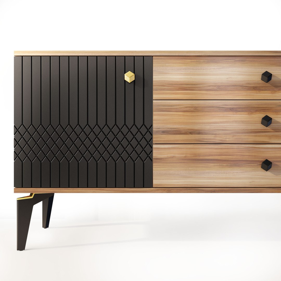 3D Sideboard Milano - TurboSquid 1674060