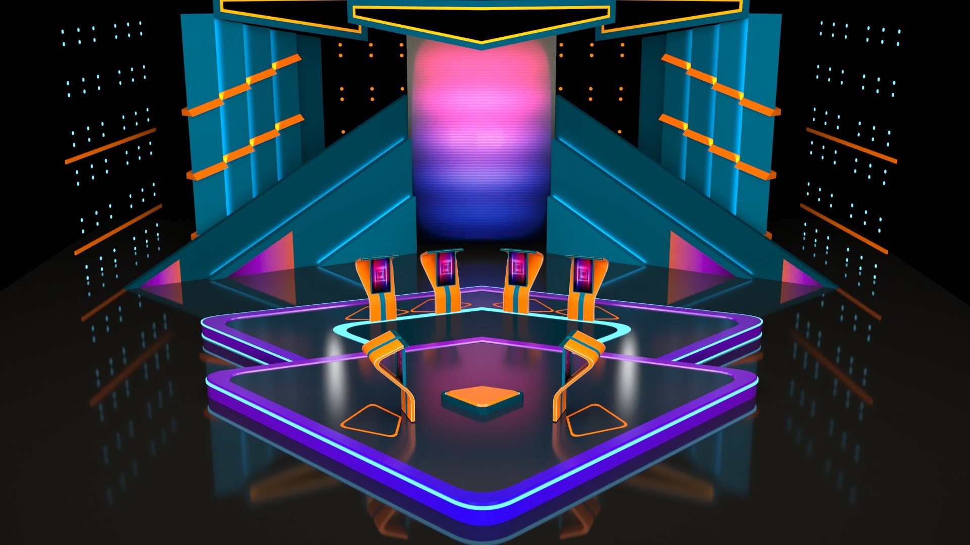 Tv Studio Competition Design 3D model - TurboSquid 1890590