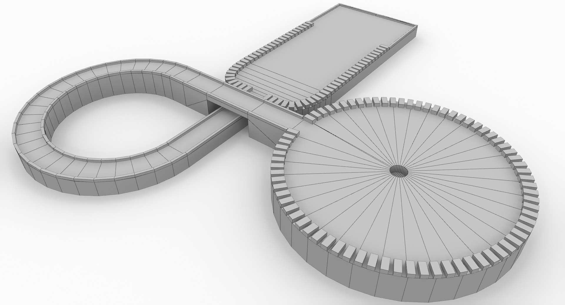 3d Model Mini Golf Hole