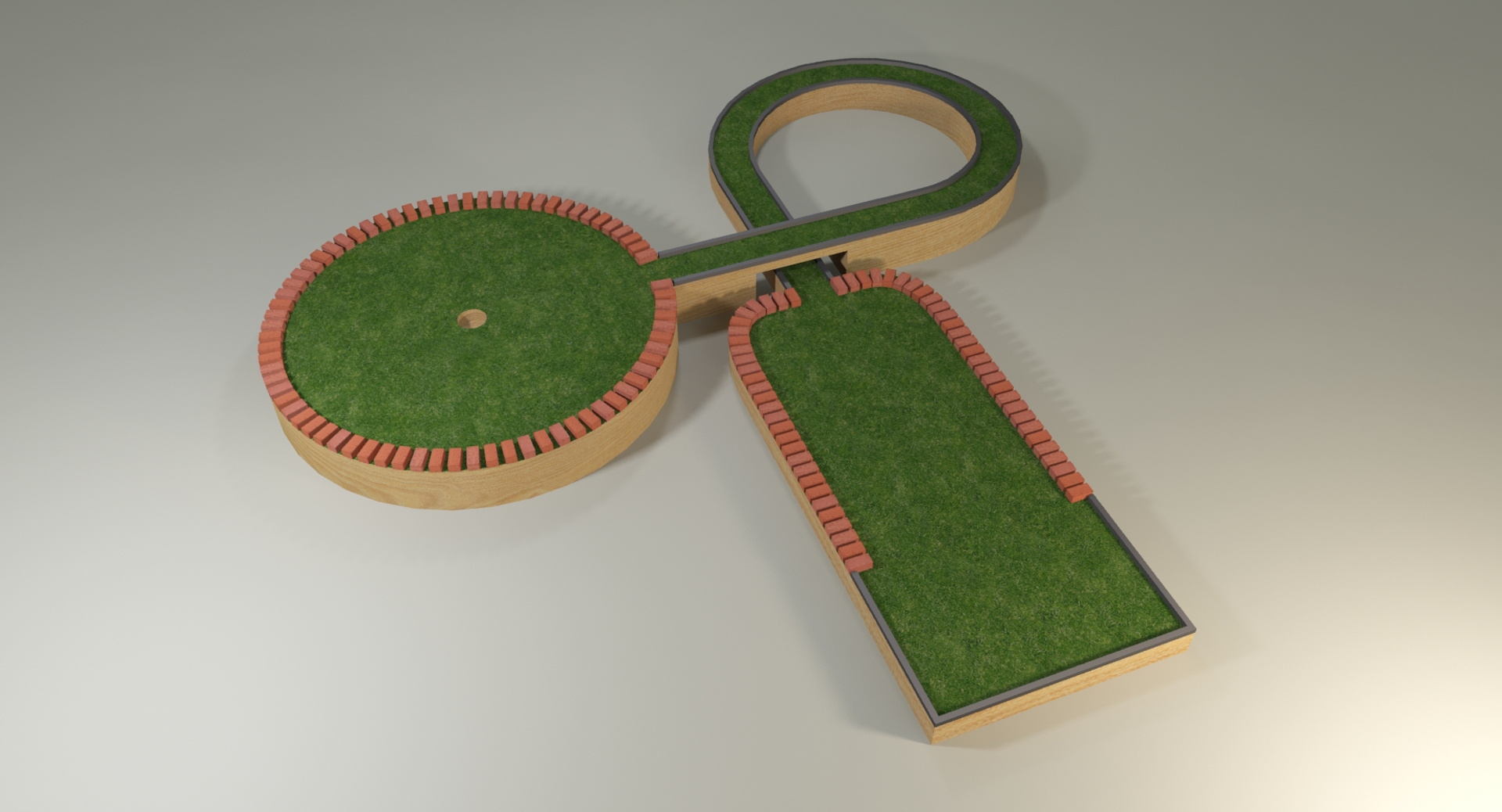 3d Model Mini Golf Hole