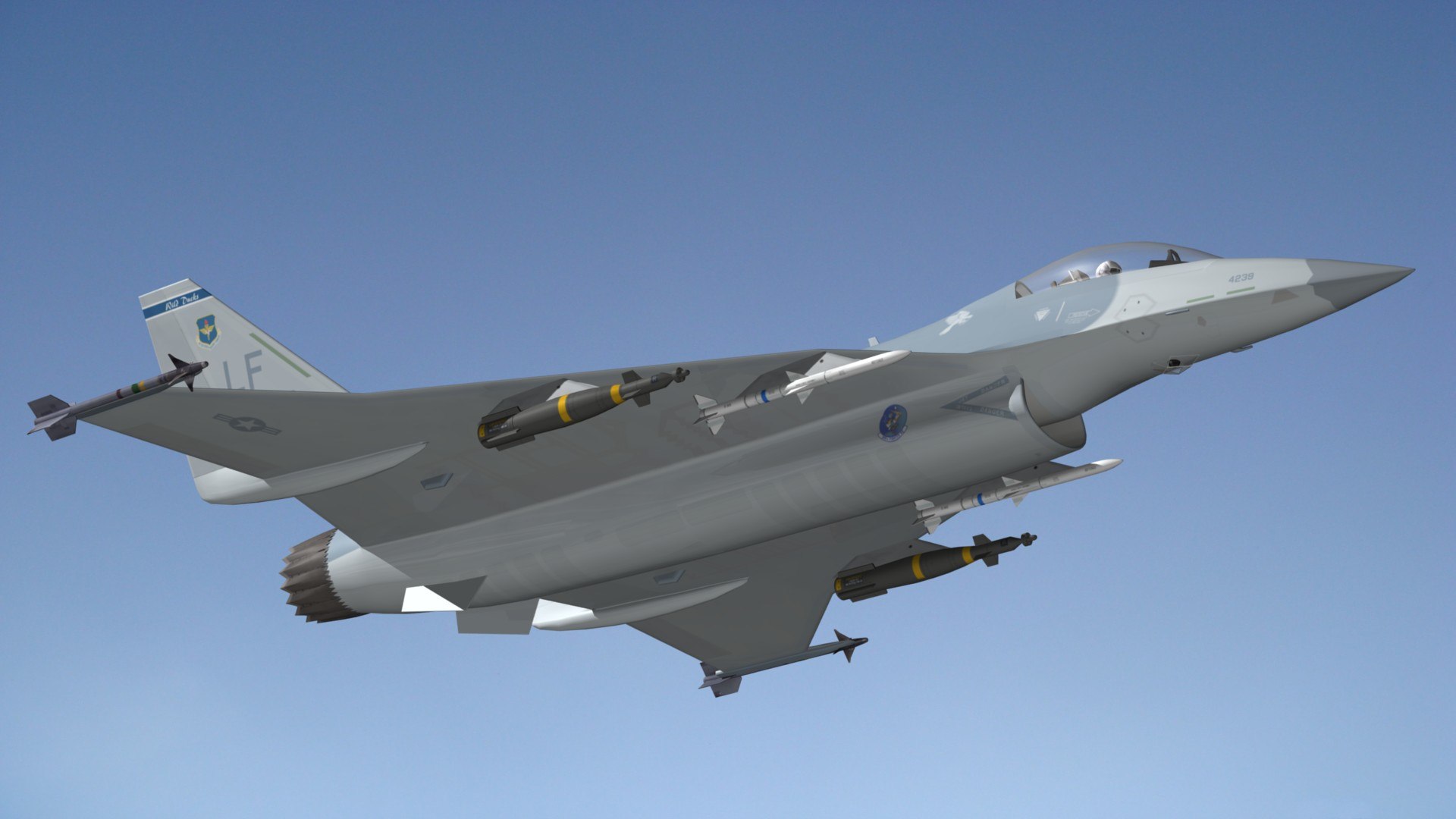 3D F36 King Snake AF - TurboSquid 1718179