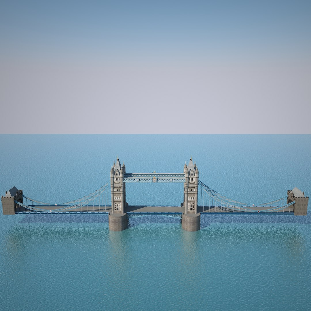3d london bridge