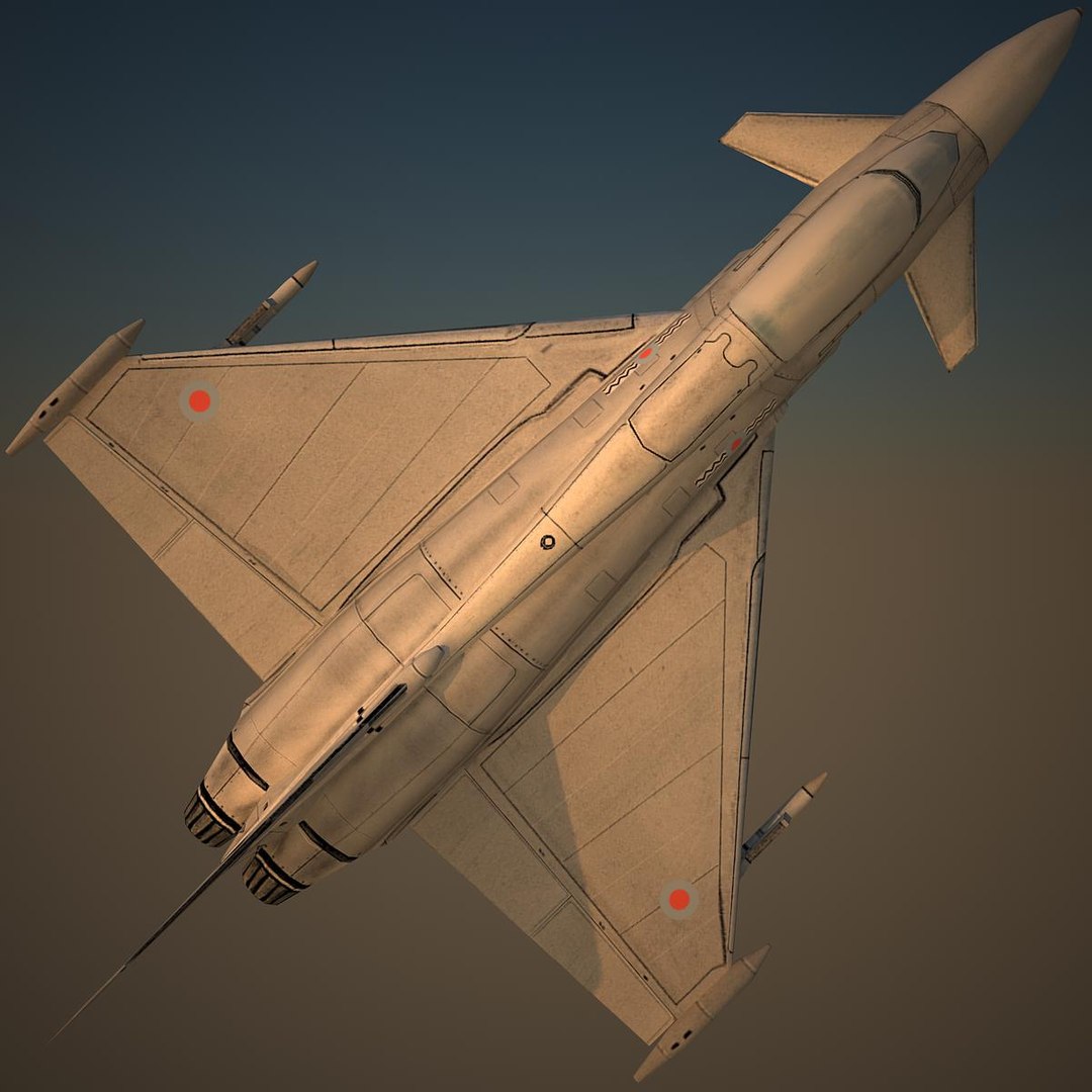 eurofighter typhoon rfr 3d model