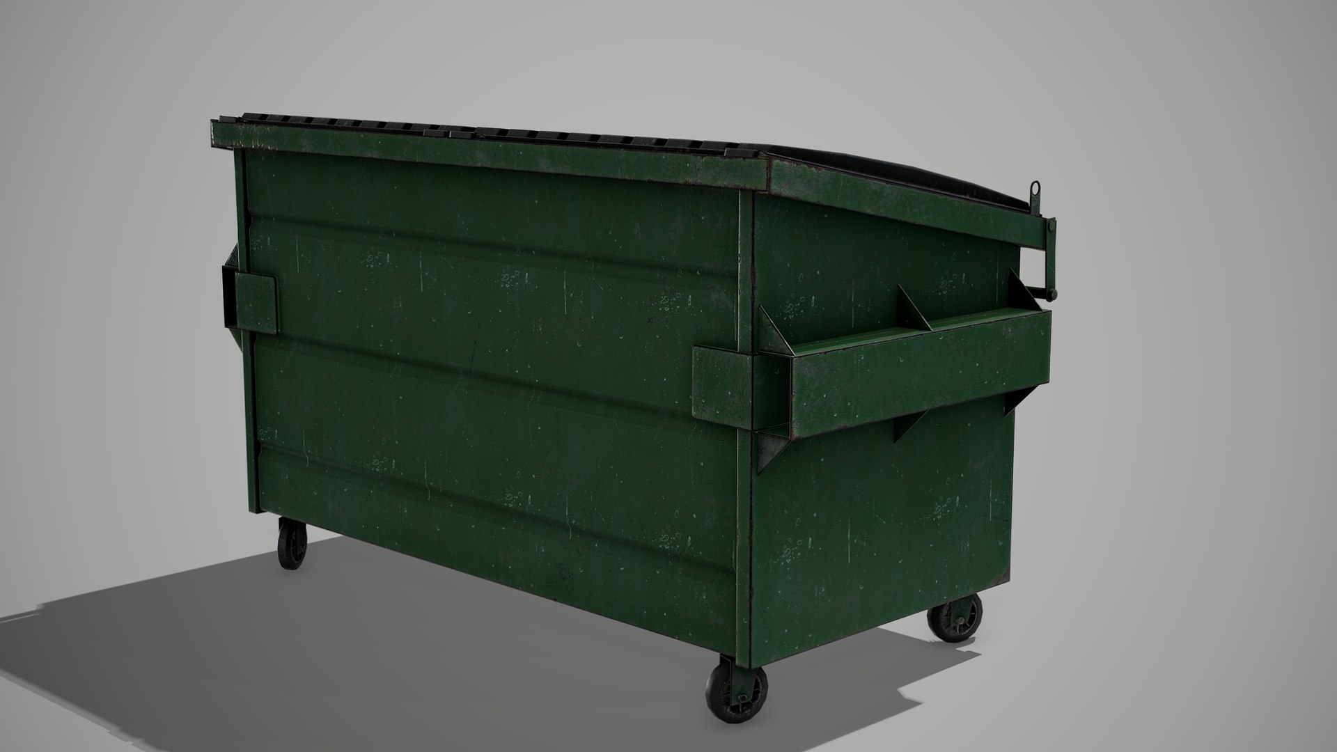 Dumpster Container Industrial 3D Model - TurboSquid 1678441