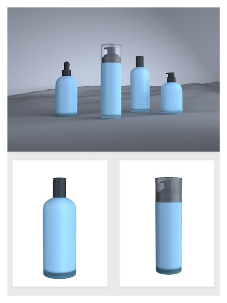 Skin care 3D small model 3D model - TurboSquid 2028238