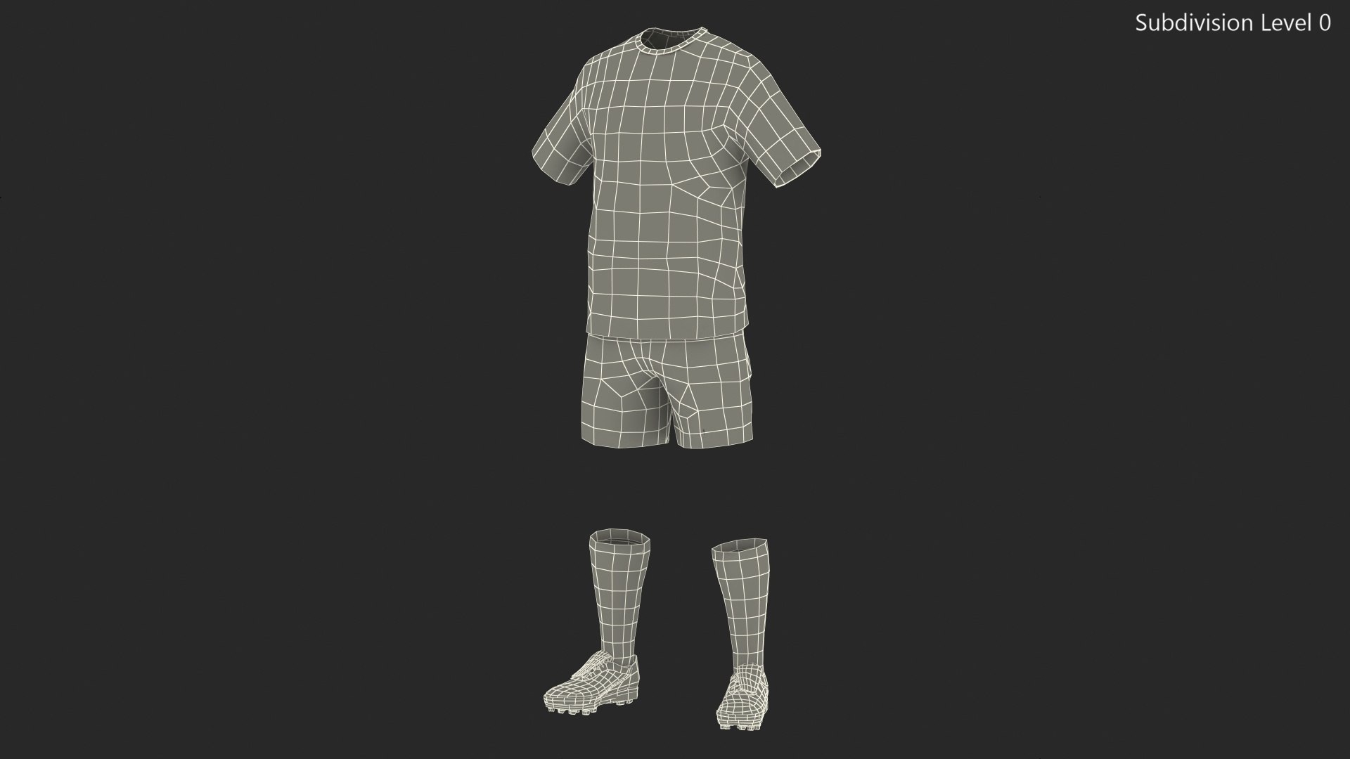 Soccer Uniform Red Your Team 3D - TurboSquid 1930783