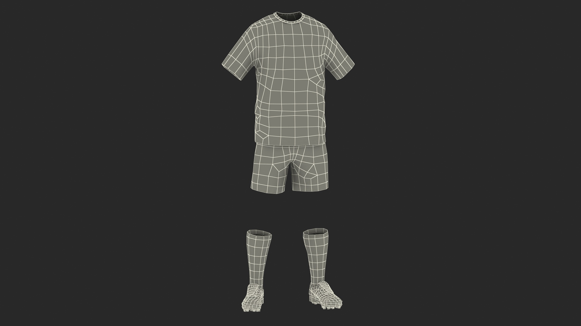 Soccer Uniform Red Your Team 3D - TurboSquid 1930783