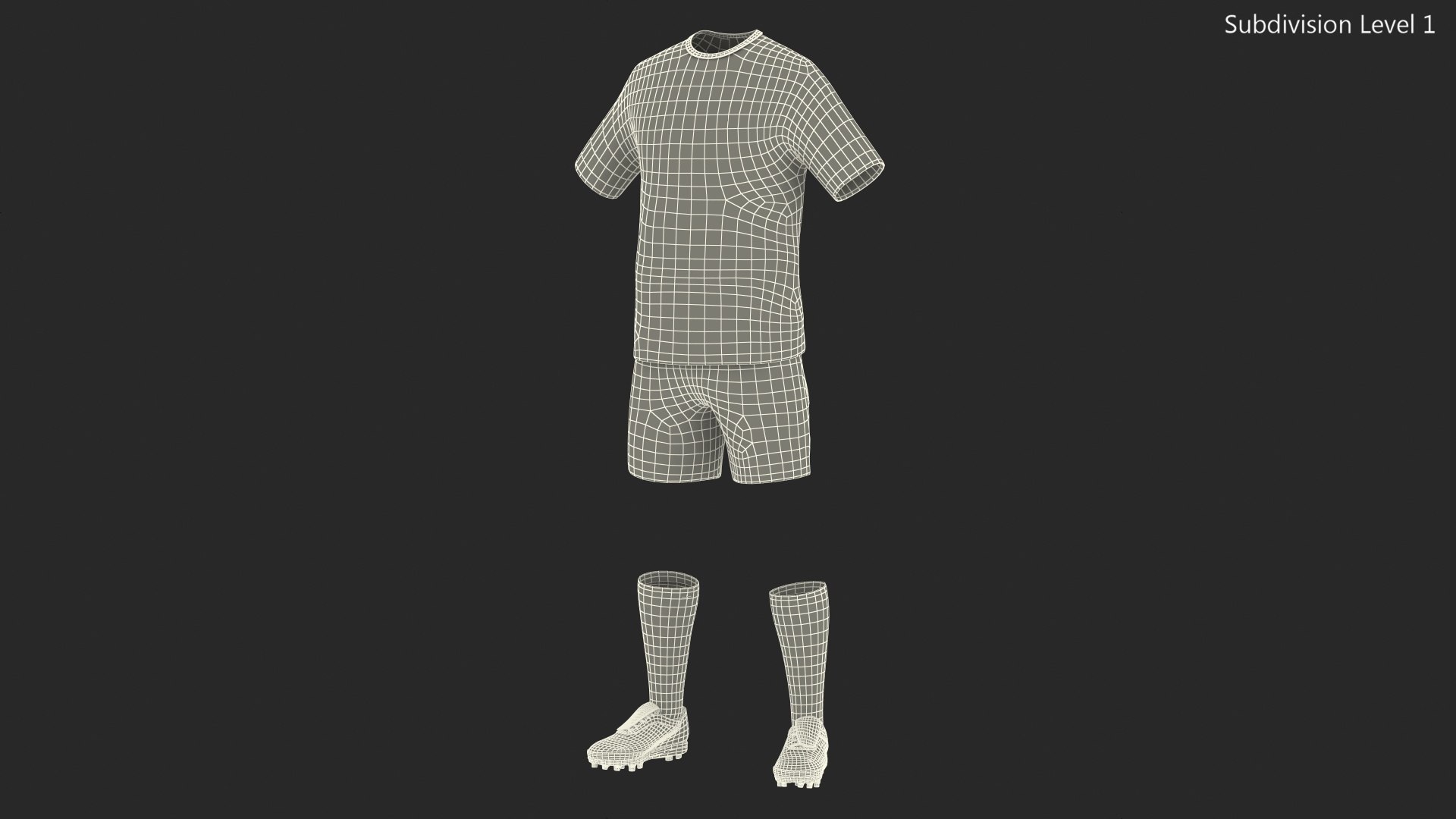 Soccer Uniform Red Your Team 3D - TurboSquid 1930783