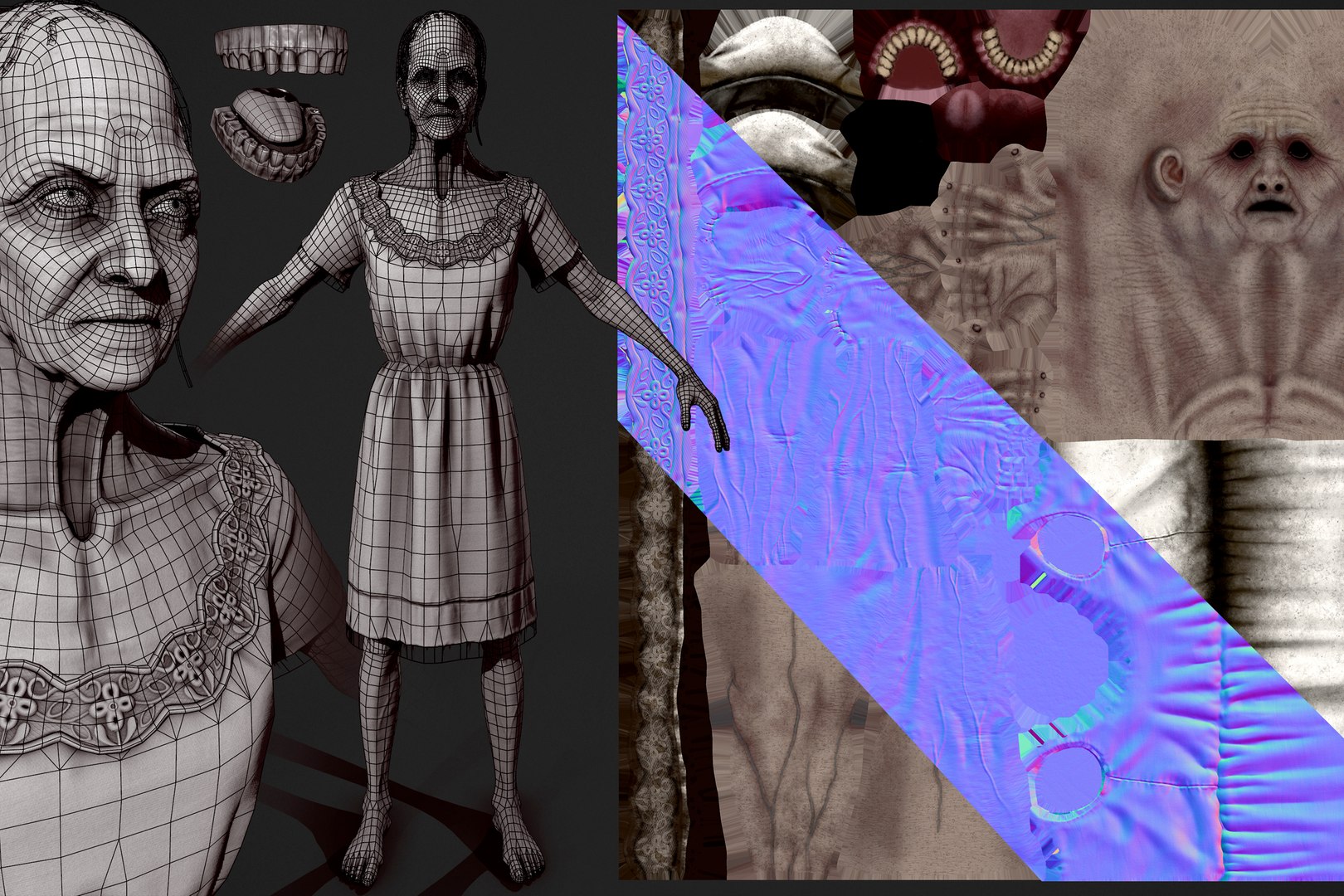 Vile Hag Character Model - TurboSquid 1614197