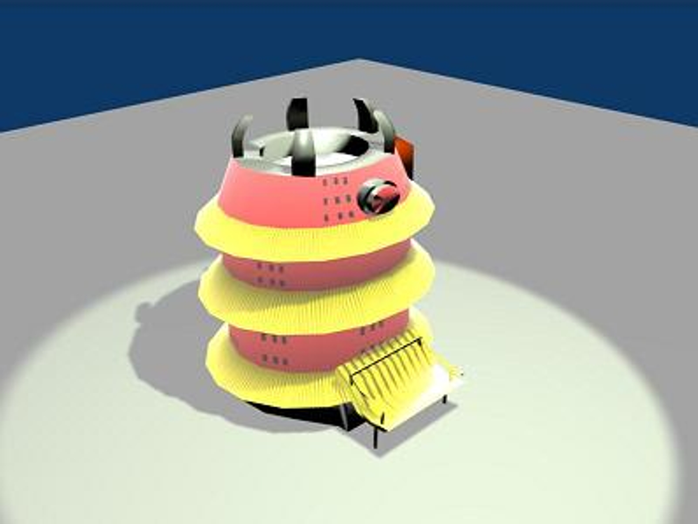3d model naruto hokage house