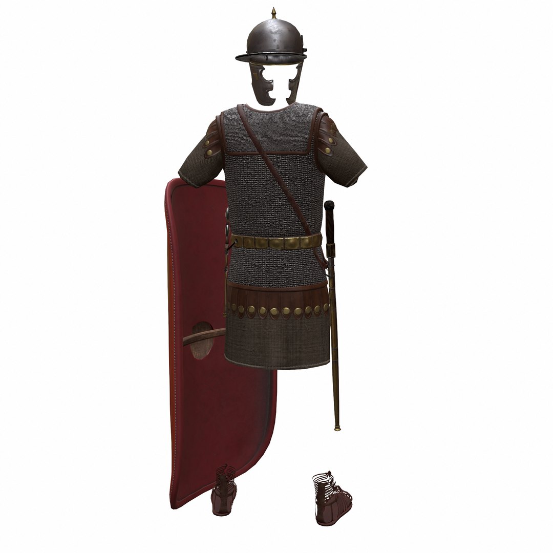 3D Roman Legionary Gear Model - TurboSquid 1740906