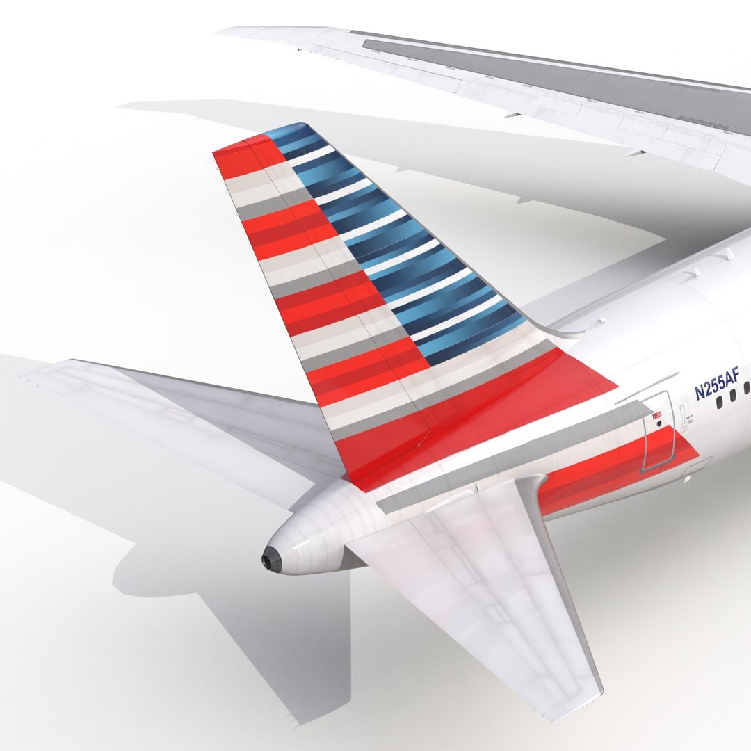 Boeing 767-400er American Airlines 3d Model