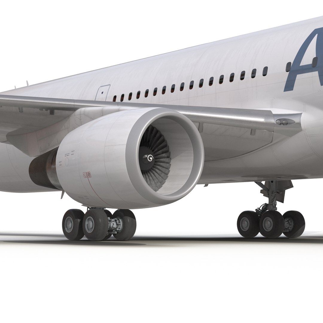 Boeing 767-400er American Airlines 3d Model