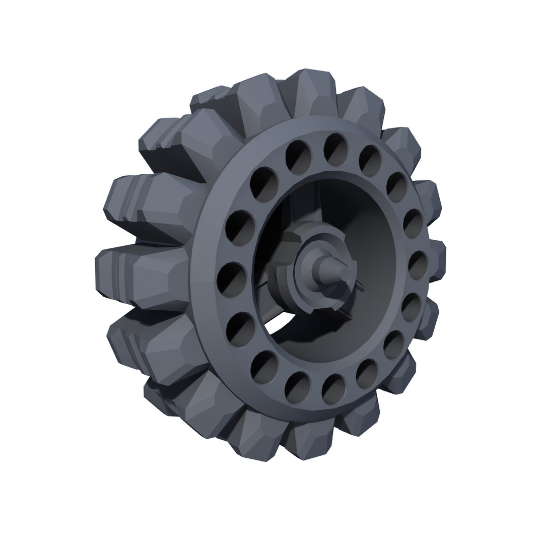 3d model abstract gears