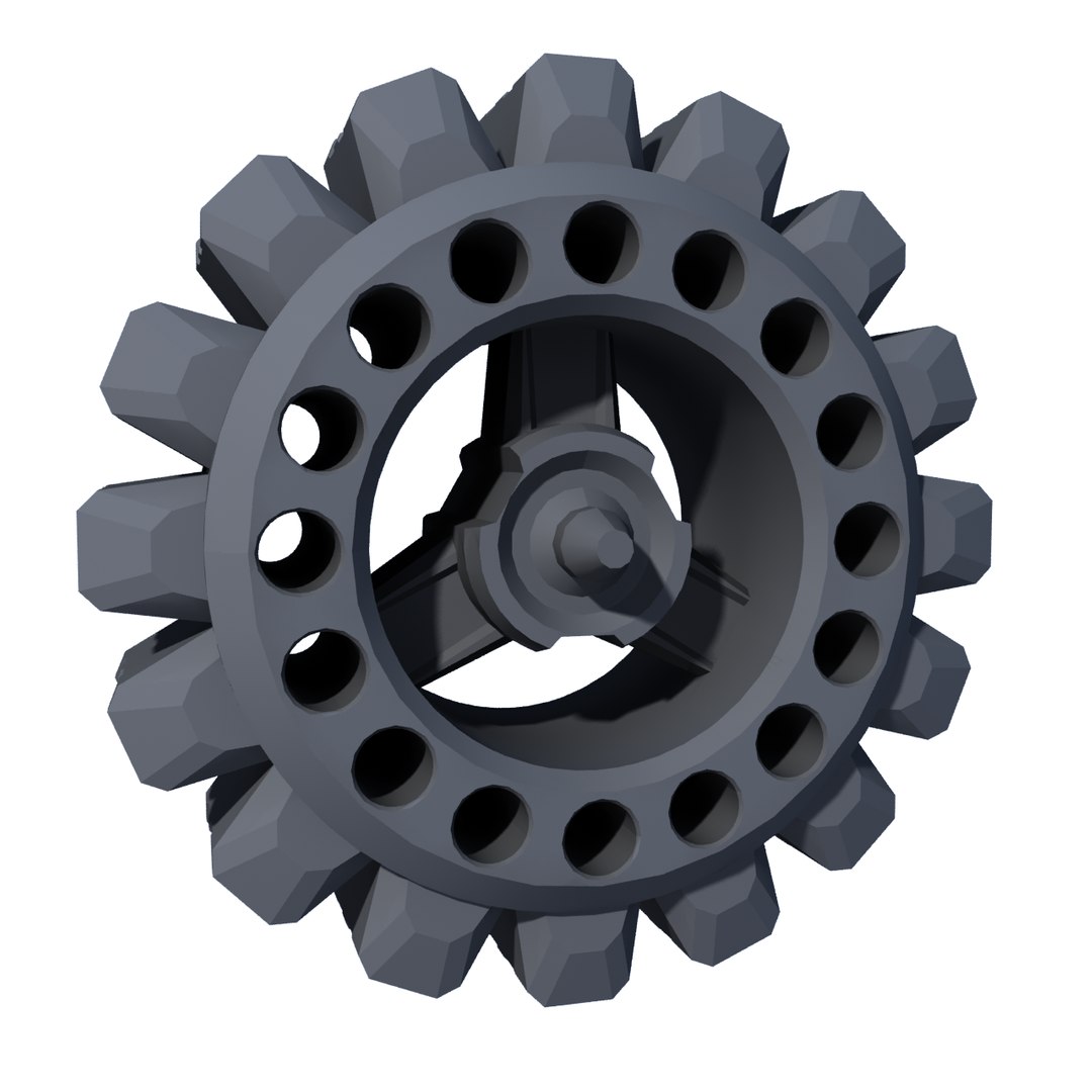 3d model abstract gears