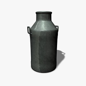 medieval butter churn 3d model