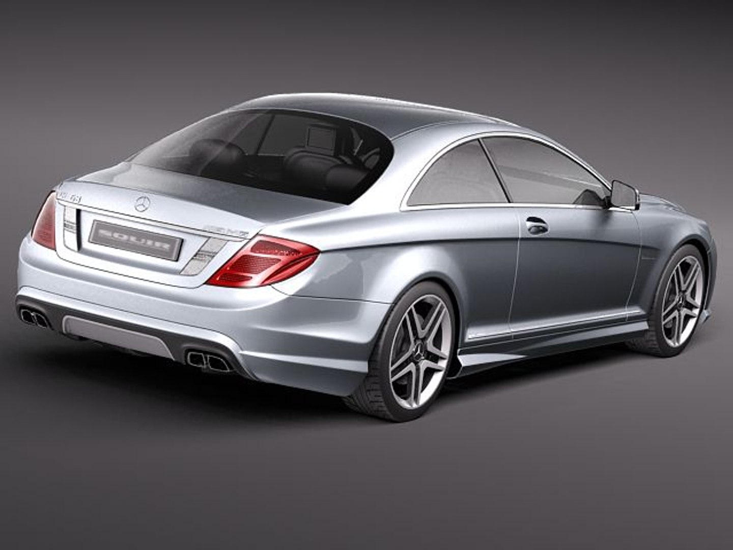 Mercedes Cl 63 Amg 3d Model