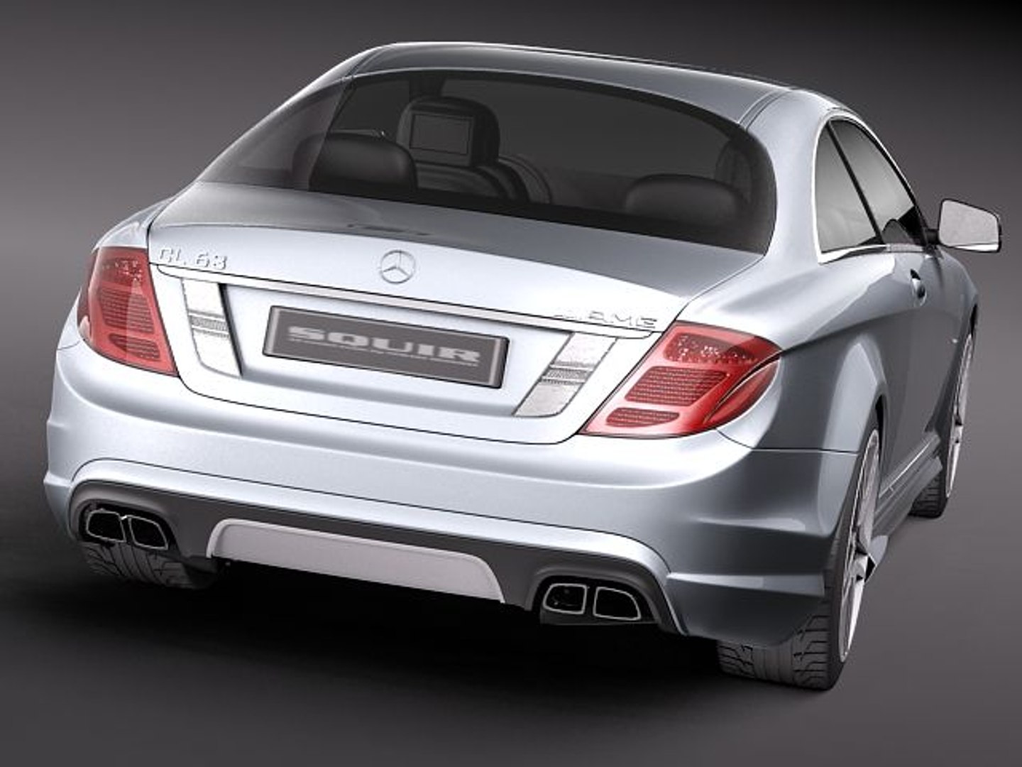 Mercedes Cl 63 Amg 3d Model