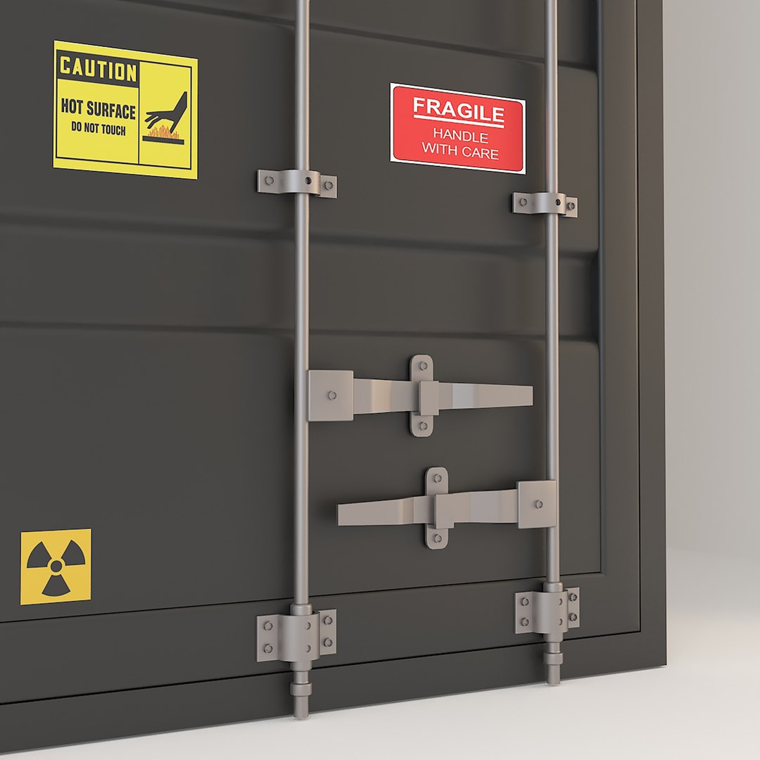 Industrial Container Sliding Doors 3D Model - TurboSquid 1639244