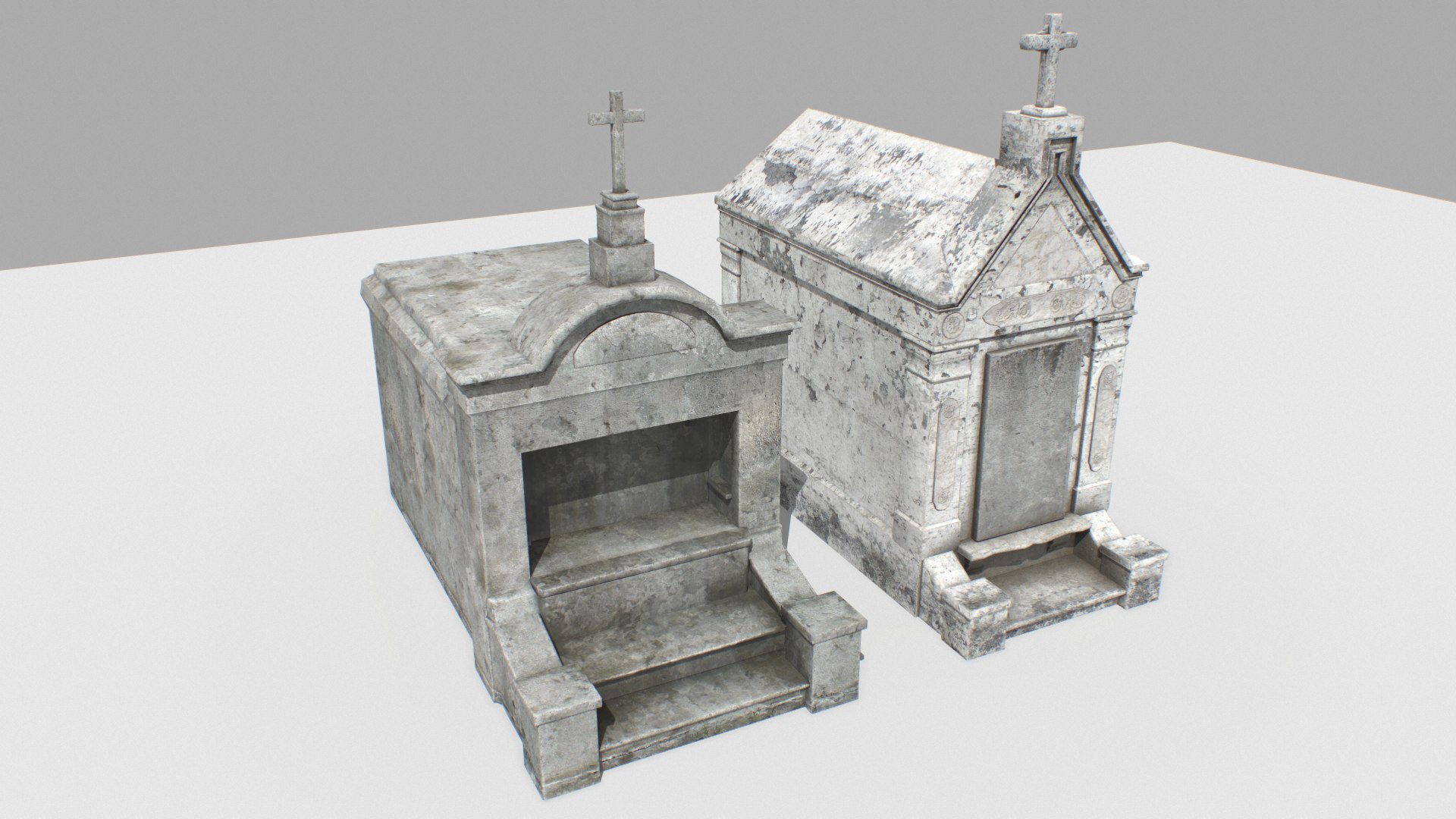 Graveyard And Cemetery Pack 1 Unreal Asset 3D Model - TurboSquid 1725742